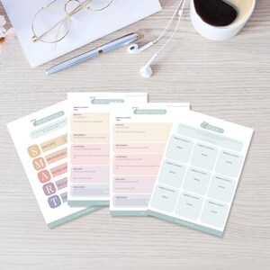 Printable GOAL SETTING PACK Planner & Tracker for Youth and Adult ...