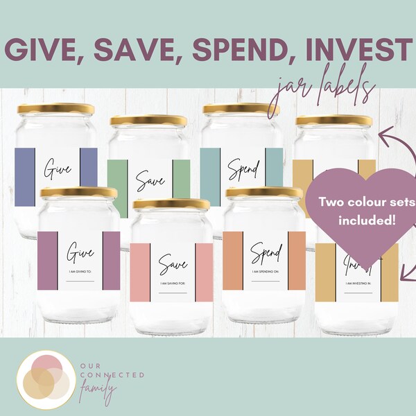 Give Save Spend - Etsy