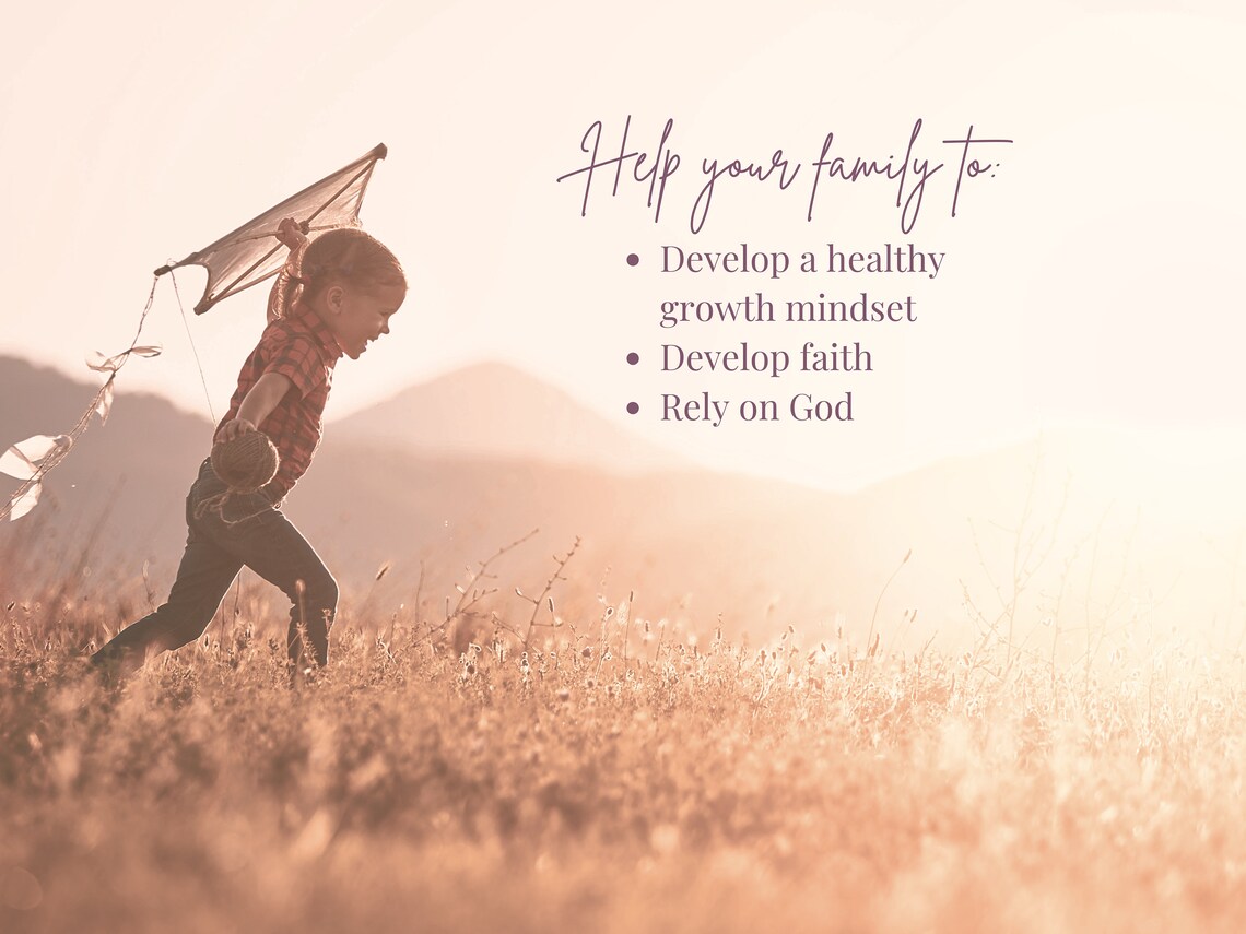 Christian Growth Mindset Printable Poster- Educational Wall Art for ...