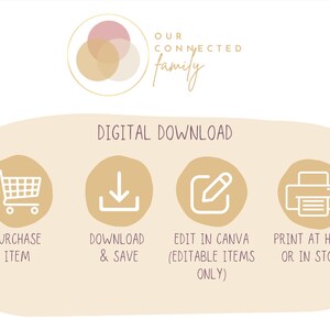 KIDS Editable Meal Plan CHORE CHART Digital Cleaning Weekly & Daily ...