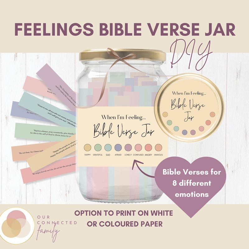 Bible Verses Jar - Etsy