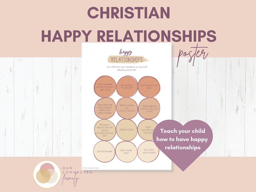 Happy Relationship Poster for Kids, Help Children Have Healthy ...