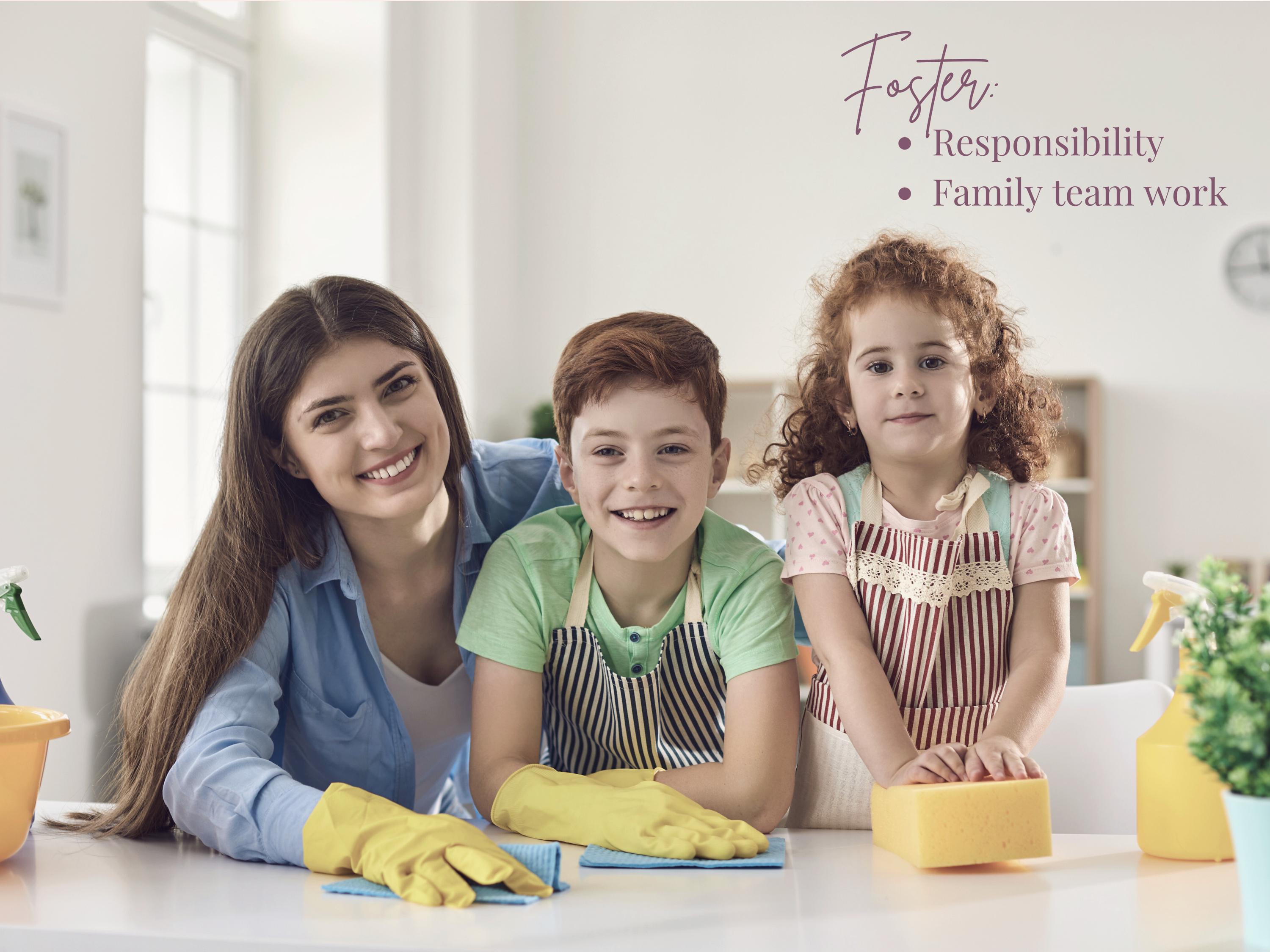 KIDS Editable Meal Plan CHORE CHART Digital Cleaning Weekly & Daily ...