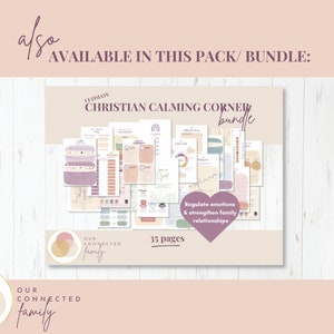 Christian Emotional Regulation Posters Pack: Coping Skills, Zones of Regulation, Bible Verses ...