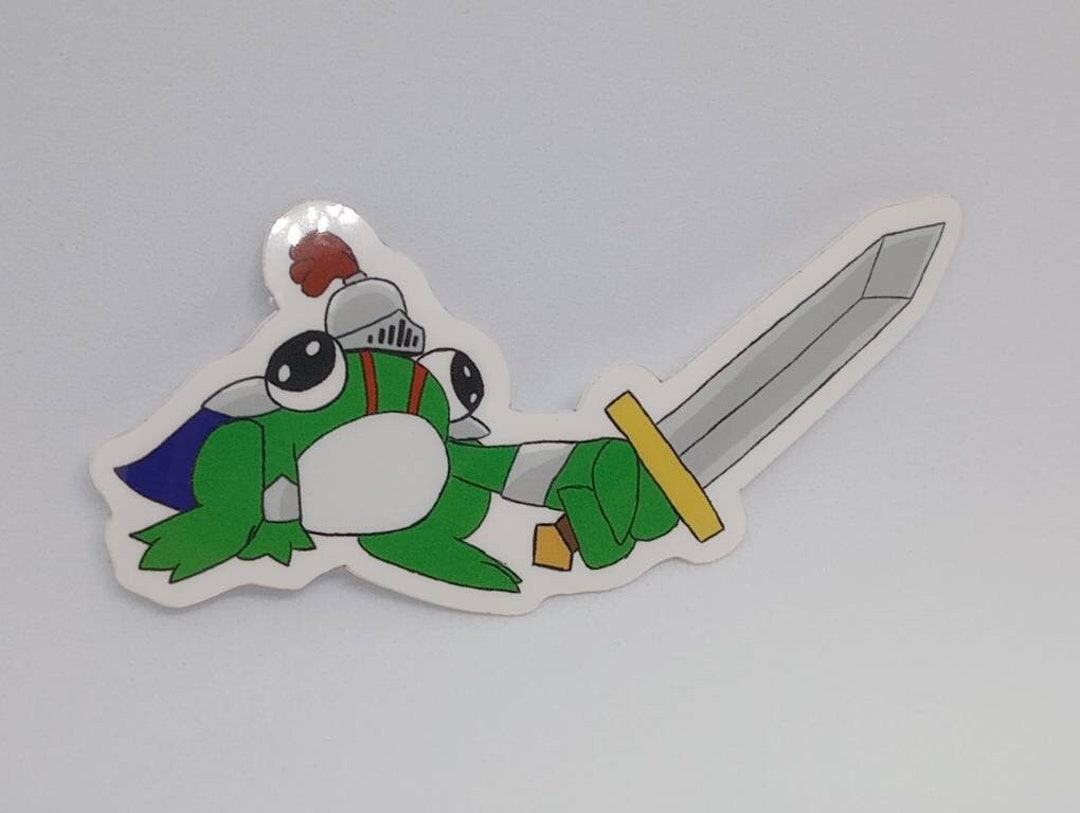 Frog Knight Sticker - Etsy