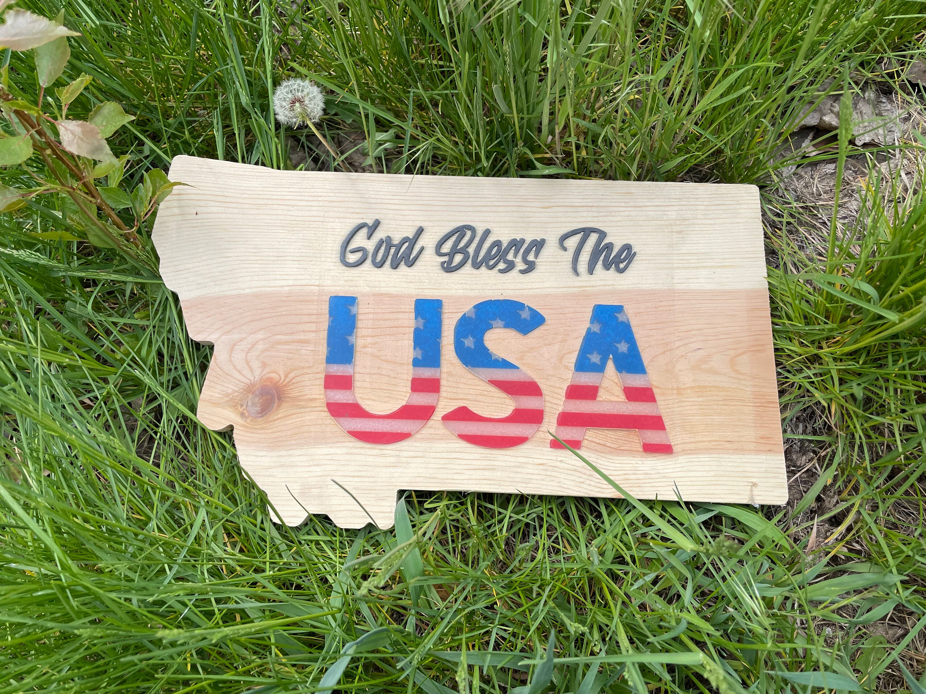 Custom God Bless the USA Sign - Etsy