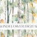 Birch Tree Forest Seamless Pattern | Continuous Pattern for Commercial ...