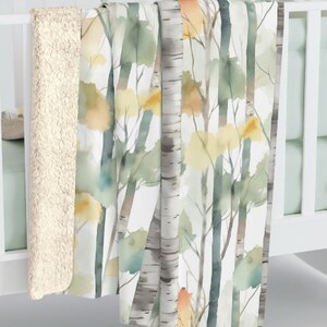 Birch Tree Forest Seamless Pattern | Continuous Pattern for Commercial ...