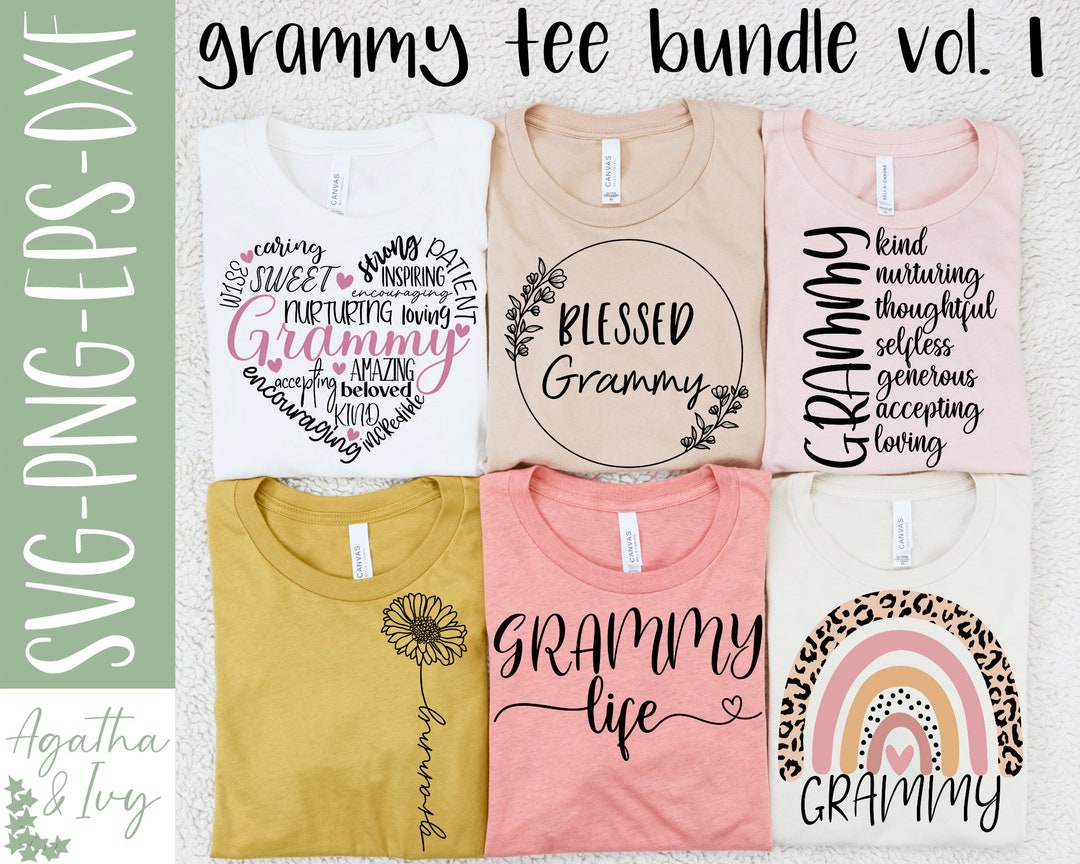 Grammy SVG Bundle Design Grammy Bundle SVG File for Cricut - Etsy