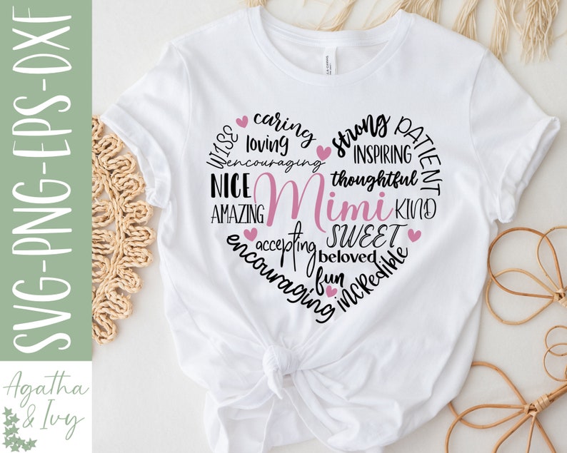Mimi Heart Svg Mimi Svg Shirt I Love My Grandkids Svg Mimi - Etsy