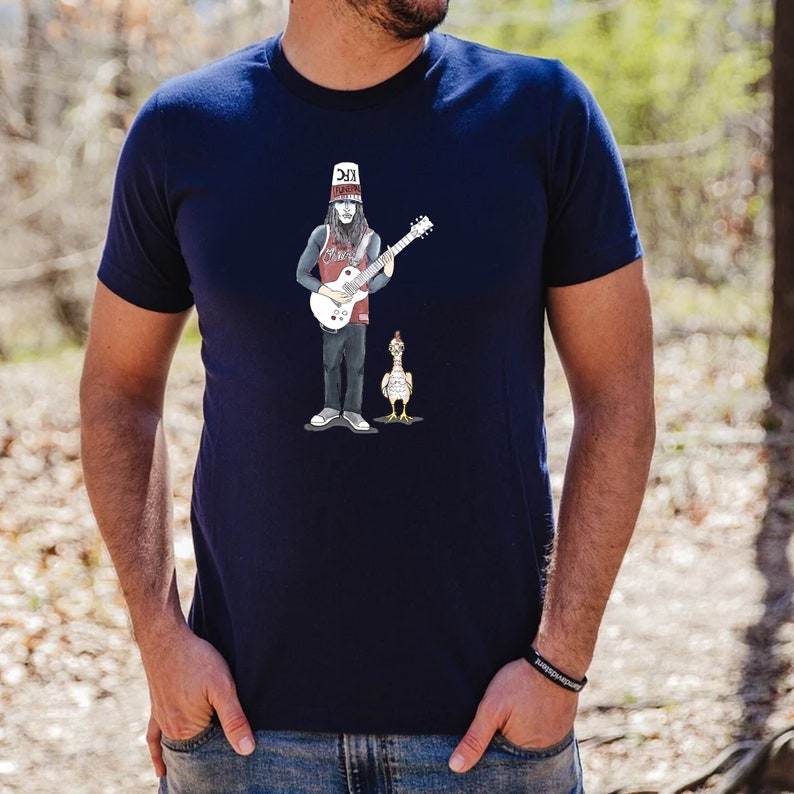 Buckethead and Friend T-shirt Buckethead T-shirt Friends T - Etsy
