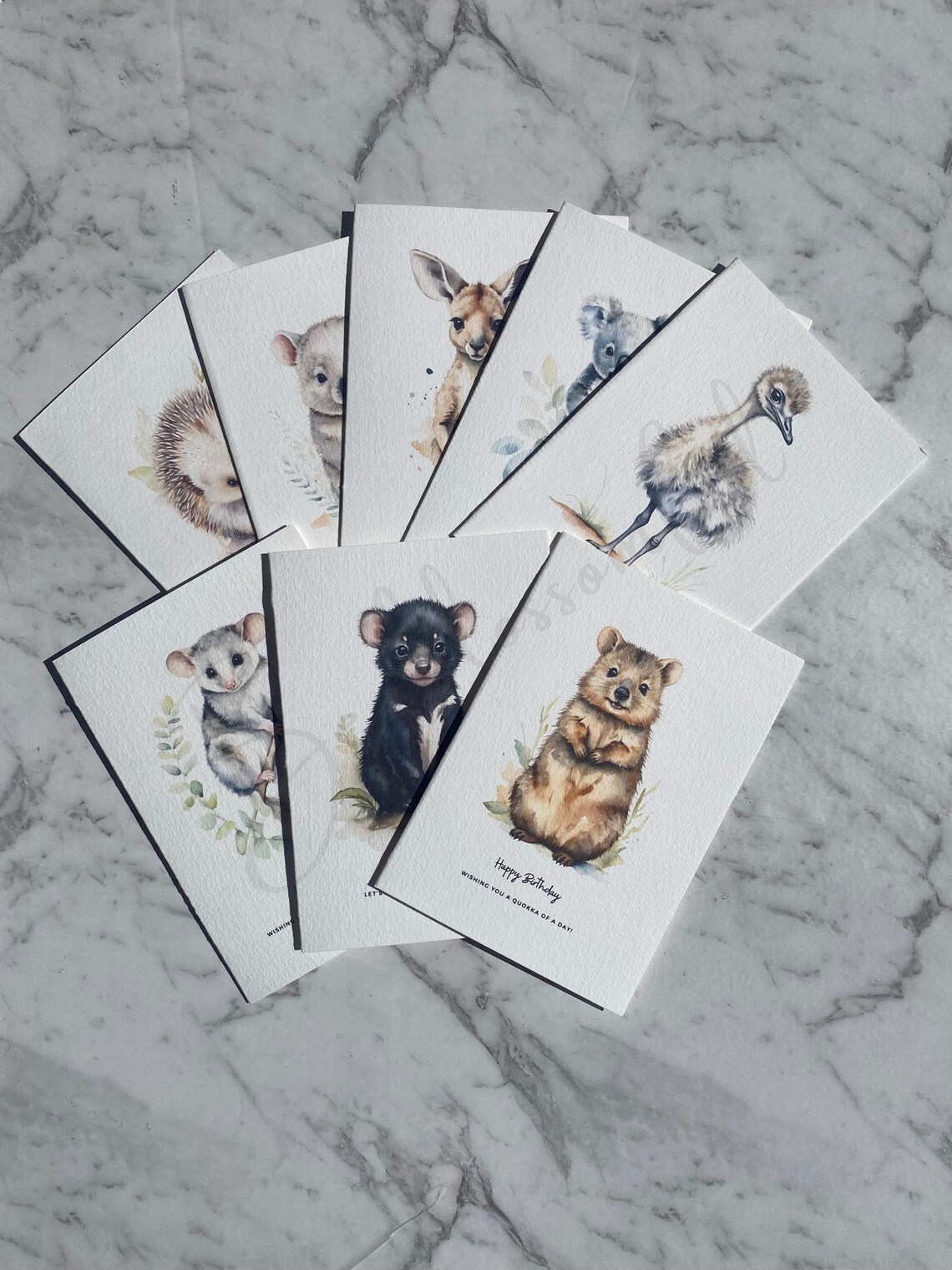 Australian Native Quokka Greeting Card Including Envelope A6 10.5 X 14. ...