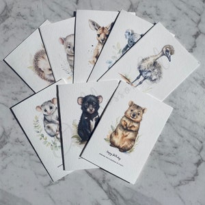Australian Native Quokka Greeting Card - Including Envelope (A6 10.5 X ...