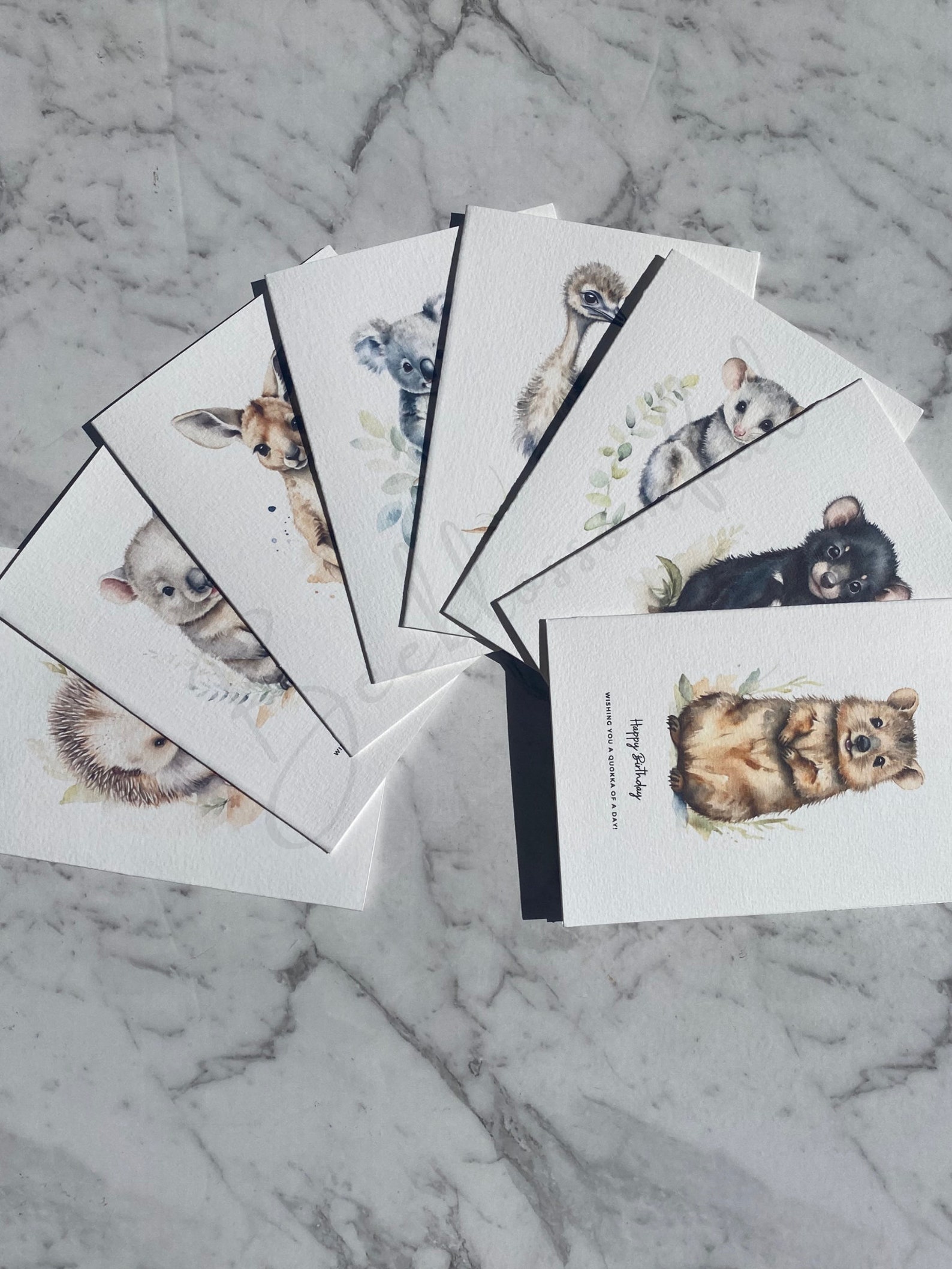 Australian Native Quokka Greeting Card Including Envelope A6 10.5 X 14. ...