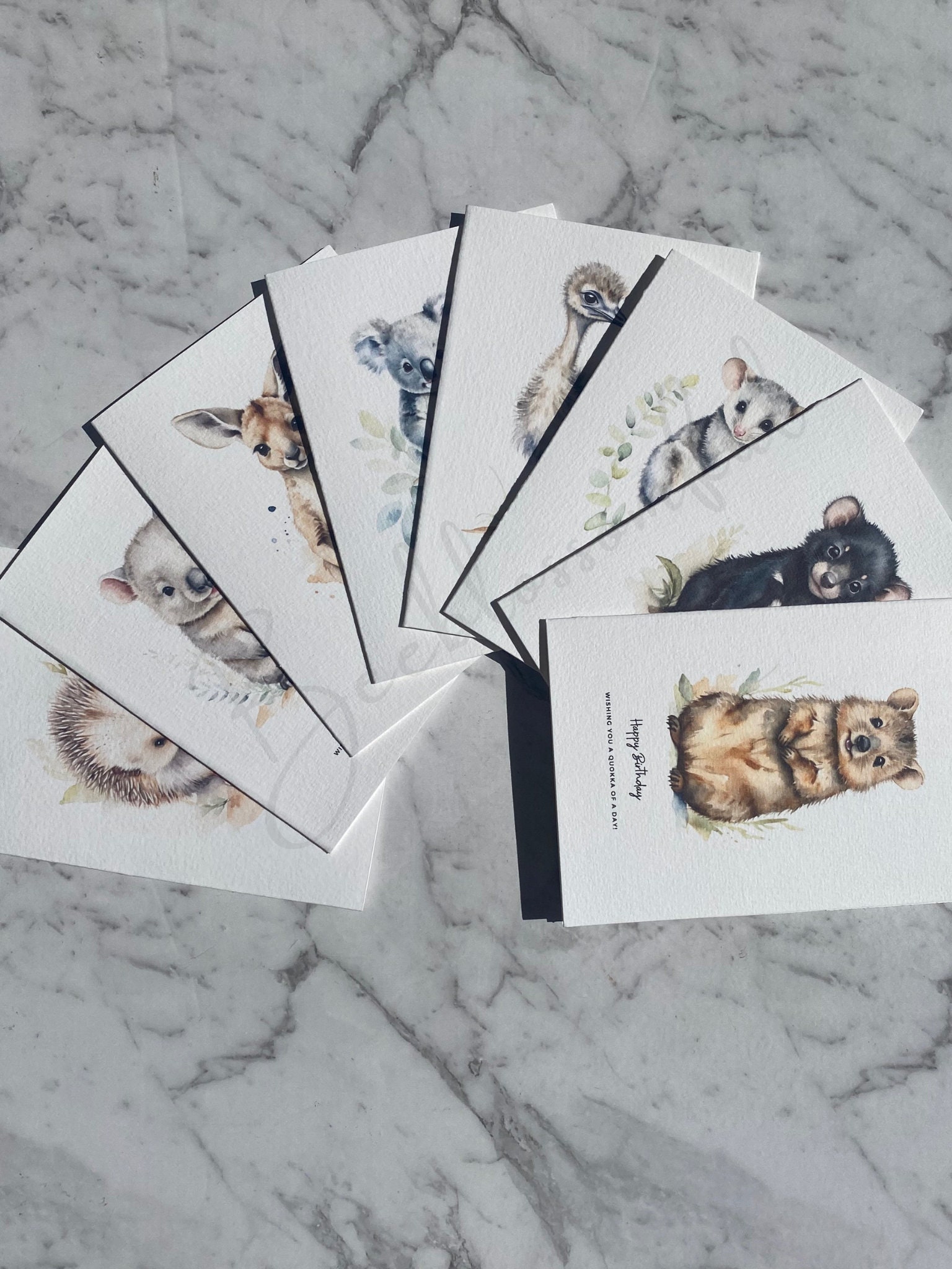 Australian Native Quokka Greeting Card Including Envelope A6 10.5 X 14. ...