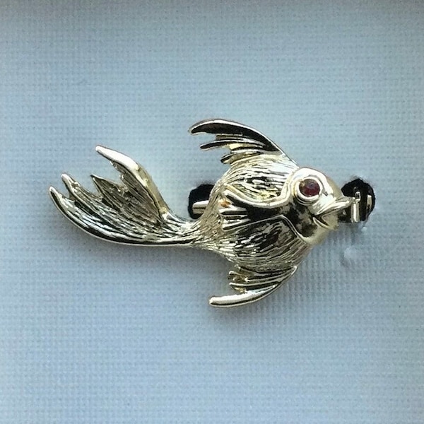 Goldfish Pin - Etsy