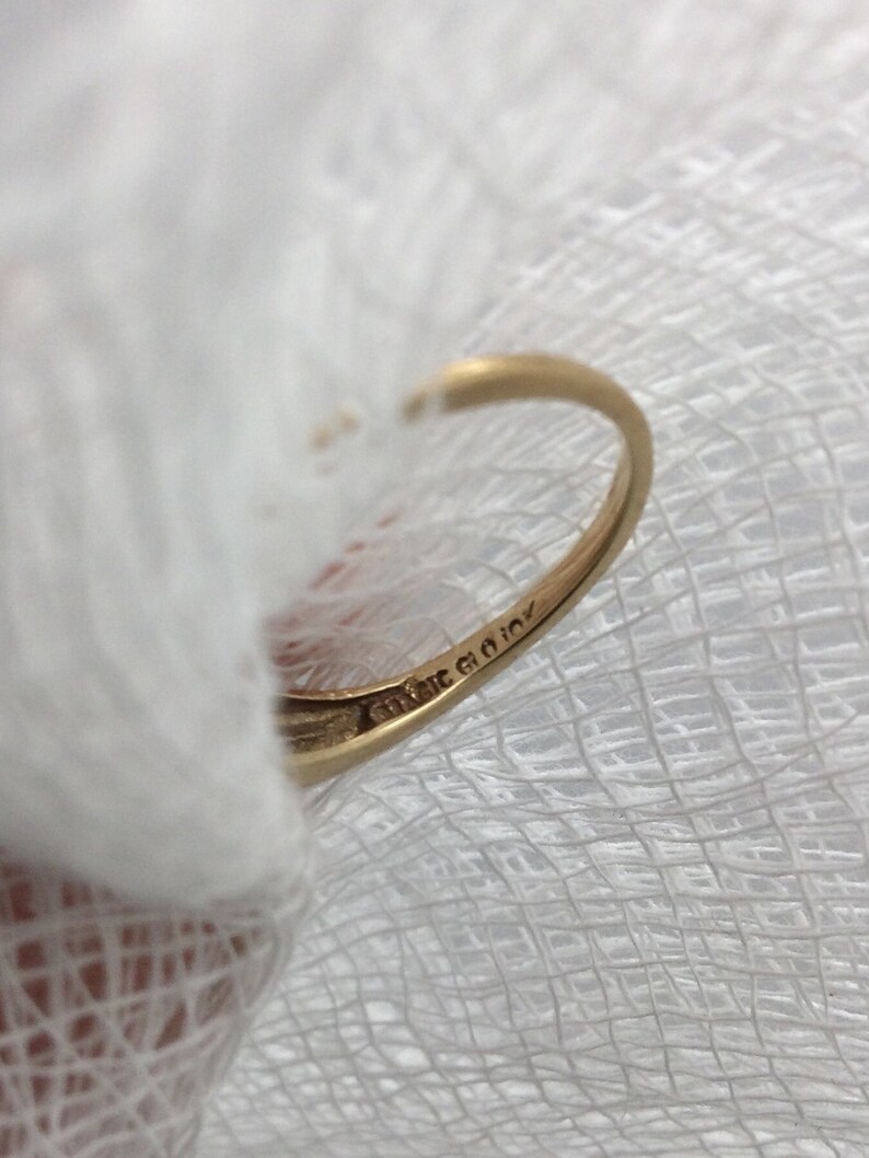 Vintage 10K Gold Magic Glo Chevron Style Diamond Ring, Tres Chic, Two ...