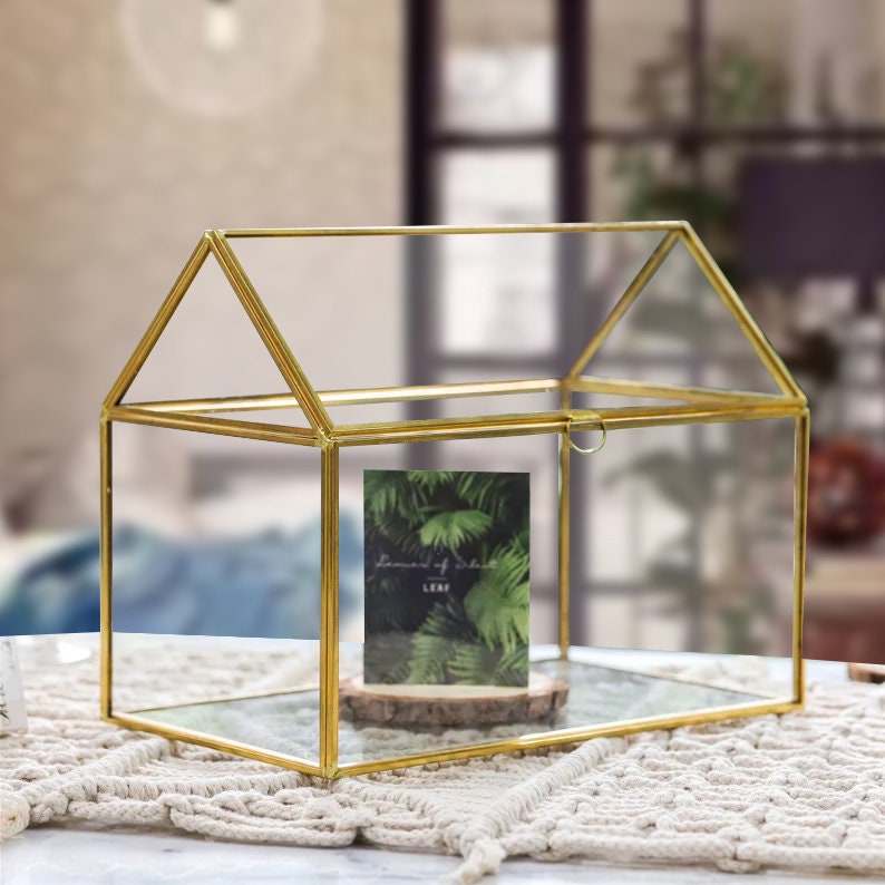 Card Centerpiece Tabletop Planter Large Inches Geometric - Etsy