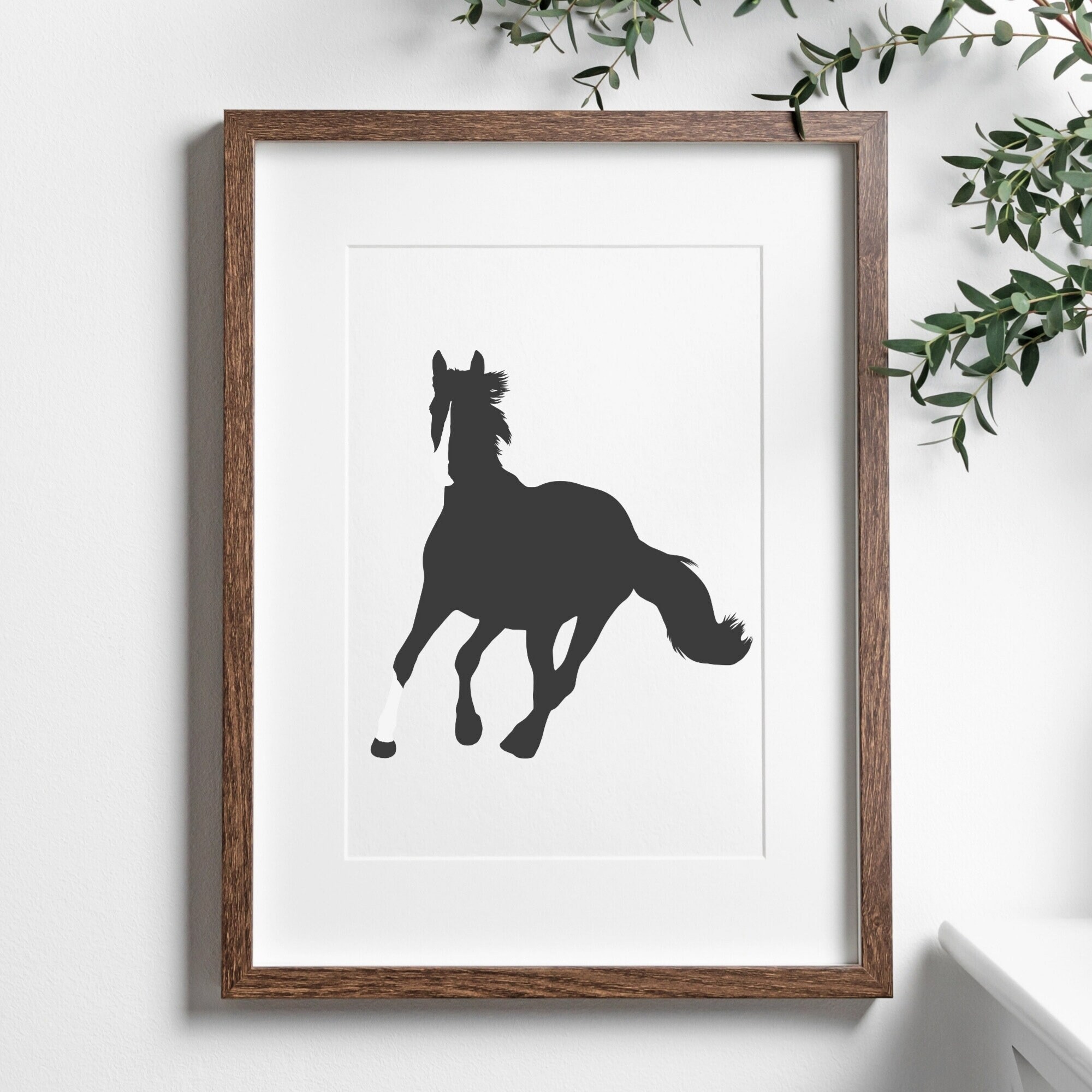 Custom Horse Art Custom Horse Gift Custom Horse Wall Art Horse ...