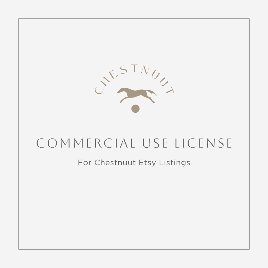 Extended Commercial Use License - Etsy