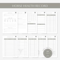 Daily Horse Care Checklist - Etsy
