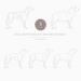 Dog Body Weight Line Art Bundle | Dog Body Condition Illustrations ...