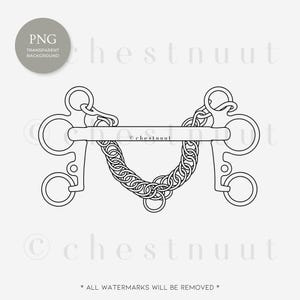 Horse Bits Lineart Bundle | Equine Worksheet | Horse Bridle Bits ...