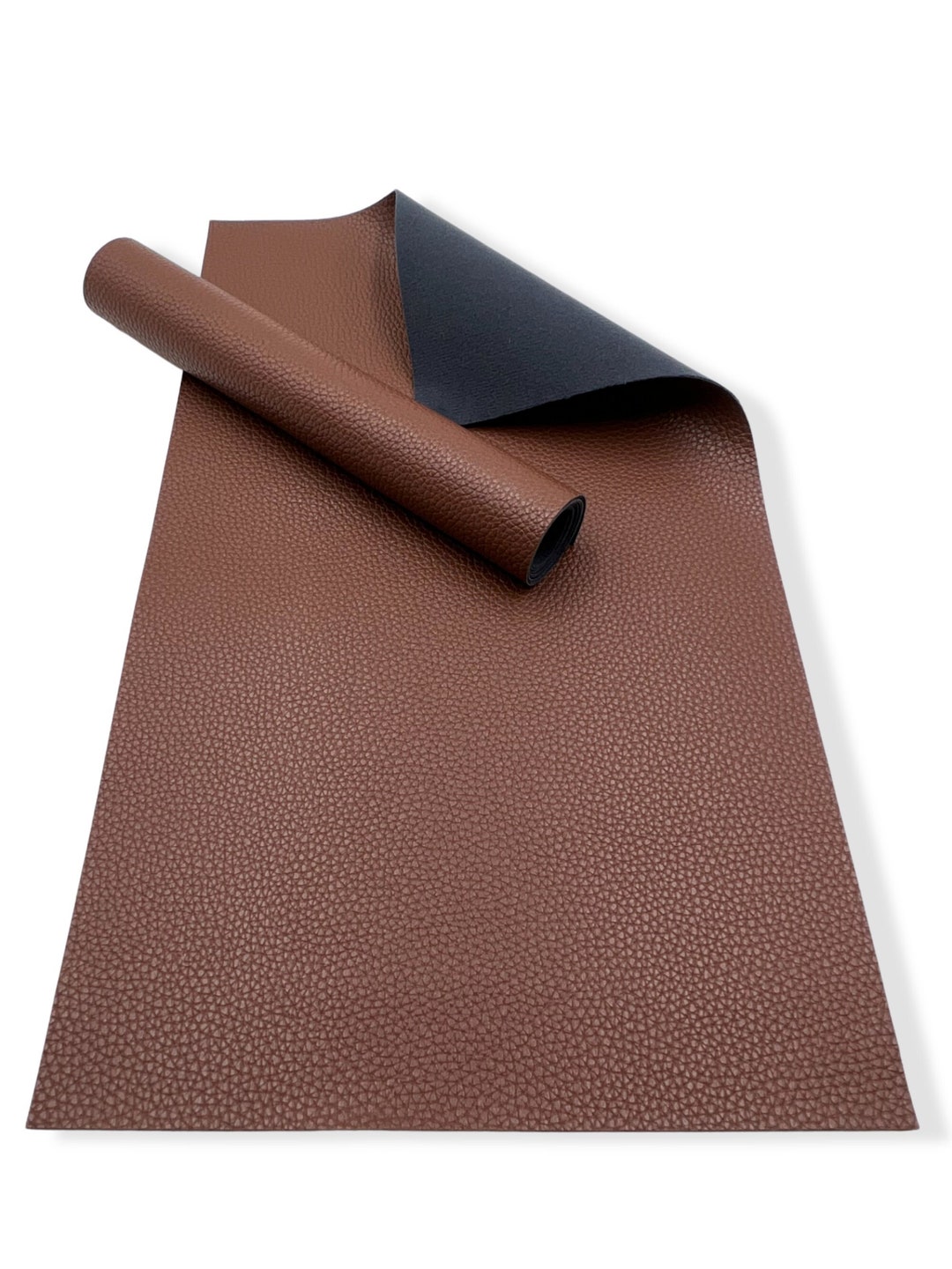 LITCHI Design Brown Vegan Leather Sheets 7.7x13 DIY Hairbows, Belts ...