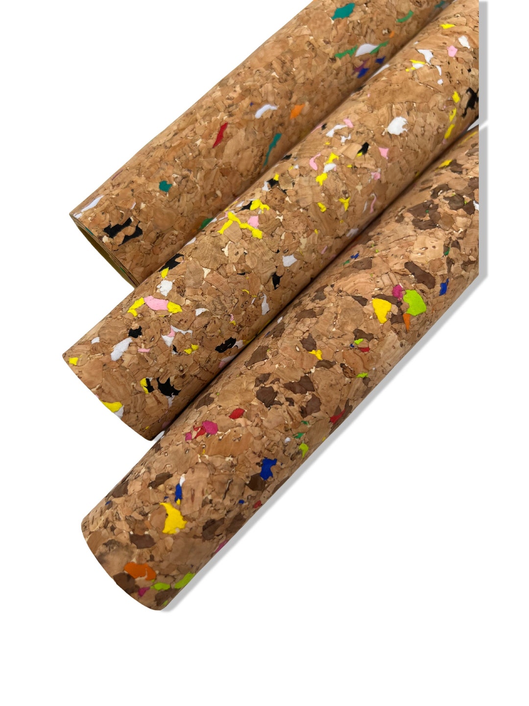 CORK Print 3 Design Thin Wood Leather Sheets 7.7x13 , Thickness 0,5mm ...