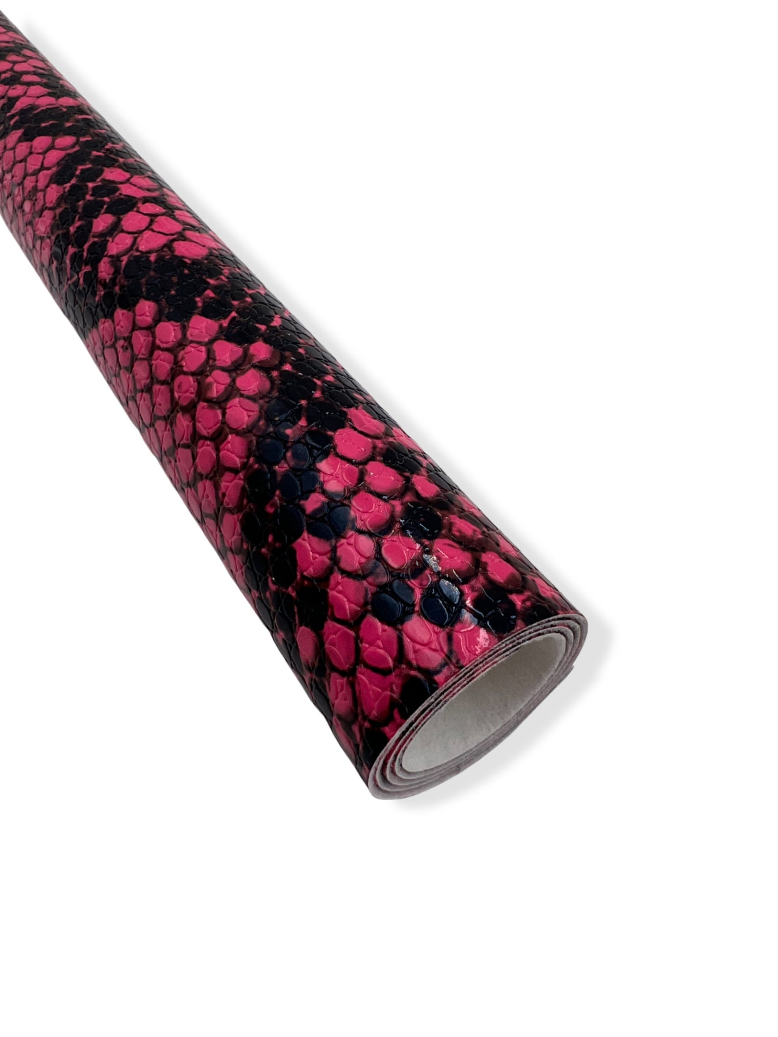 SNAKE Design Rose Red Color Textured Faux Leather Sheets - Etsy