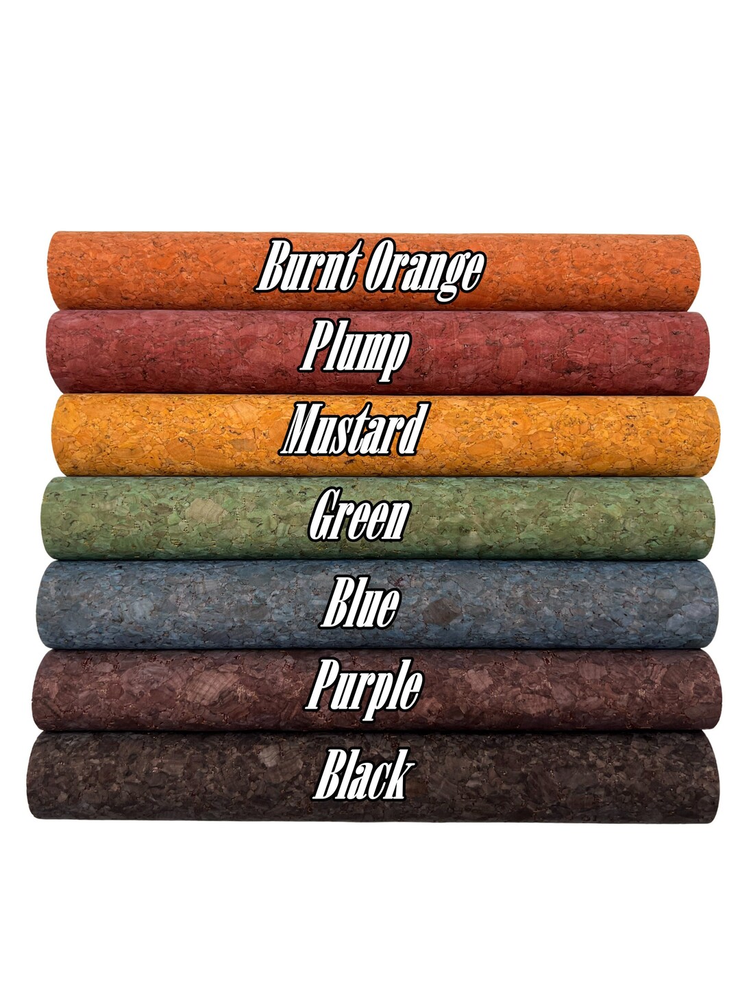 COLORED CORK Print Design Thin (0,5mm) Wood Leather Sheets - 7.7”x13 ...