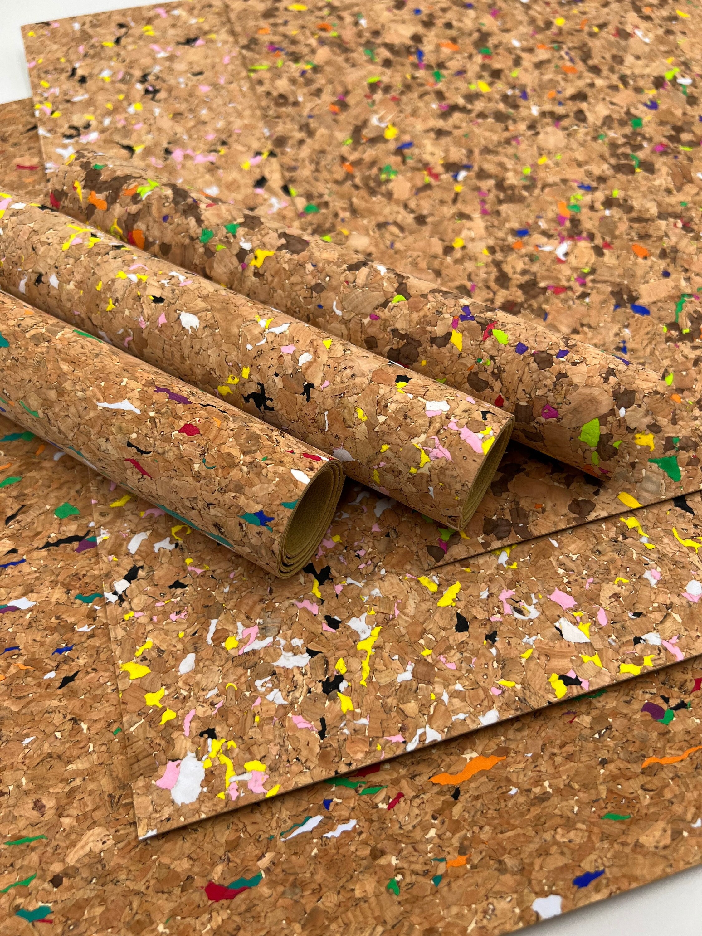 CORK Print Design Thin Wood Leather Sheets 7.7x13 Thickness 0,5mm DIY ...