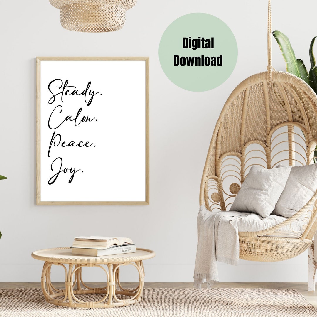 Mental Health Art Positive Affirmation Printable Minimalist Poster ...