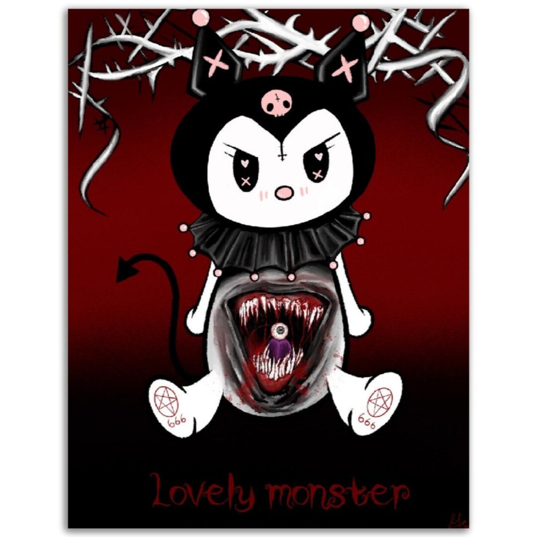 Kuromi Horror Poster - Etsy Australia