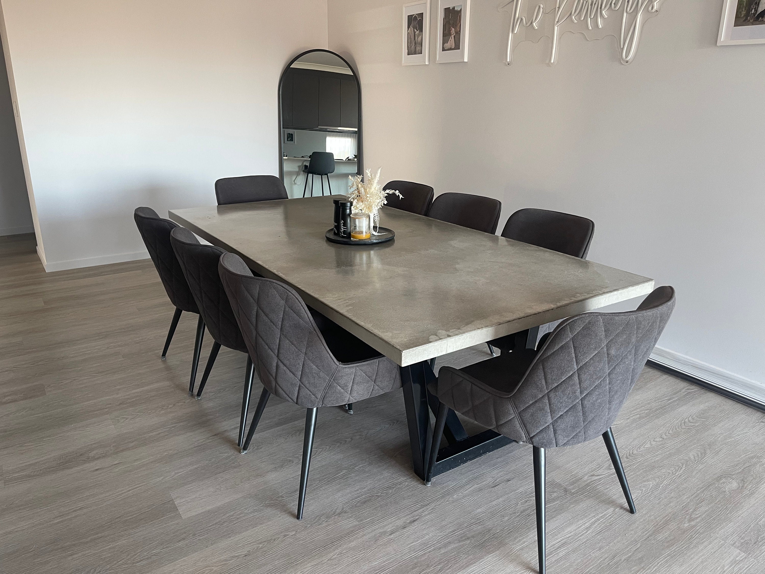 Custom Concrete Table and Legs - Etsy Australia