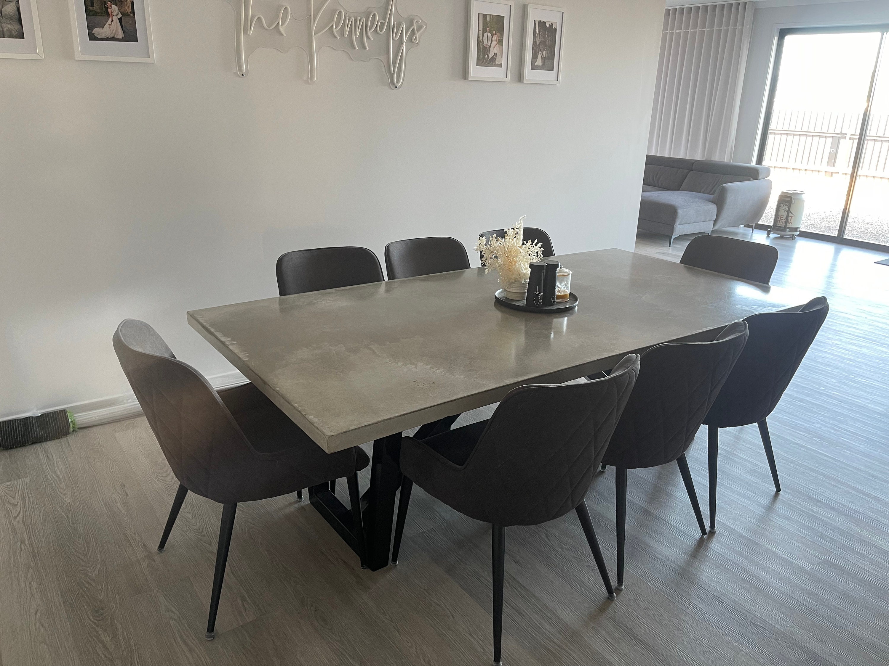 Custom Concrete Table and Legs - Etsy Australia