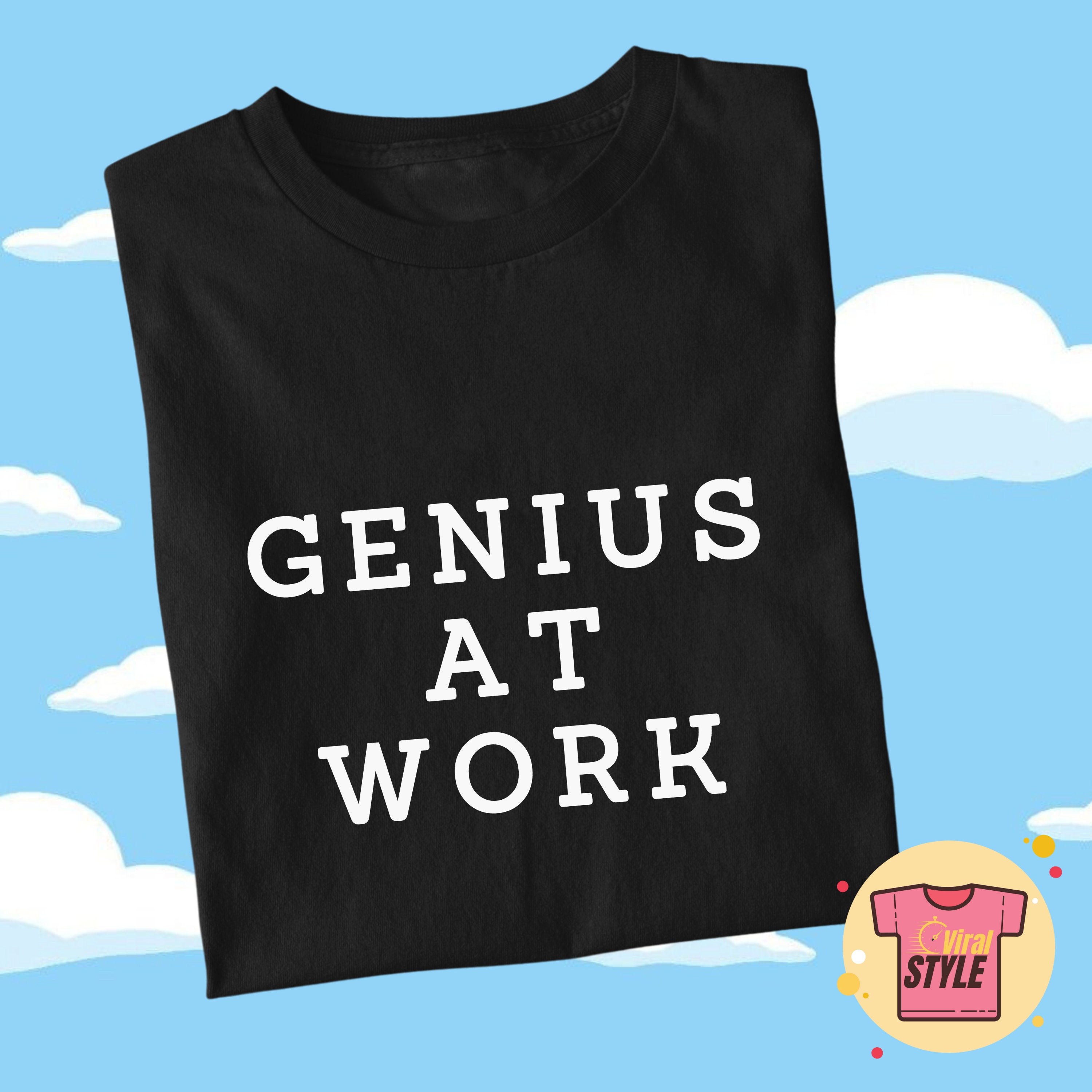 Genius at Work Simpsons Themed T-shirt Simpsons Funny Gift Idea ...