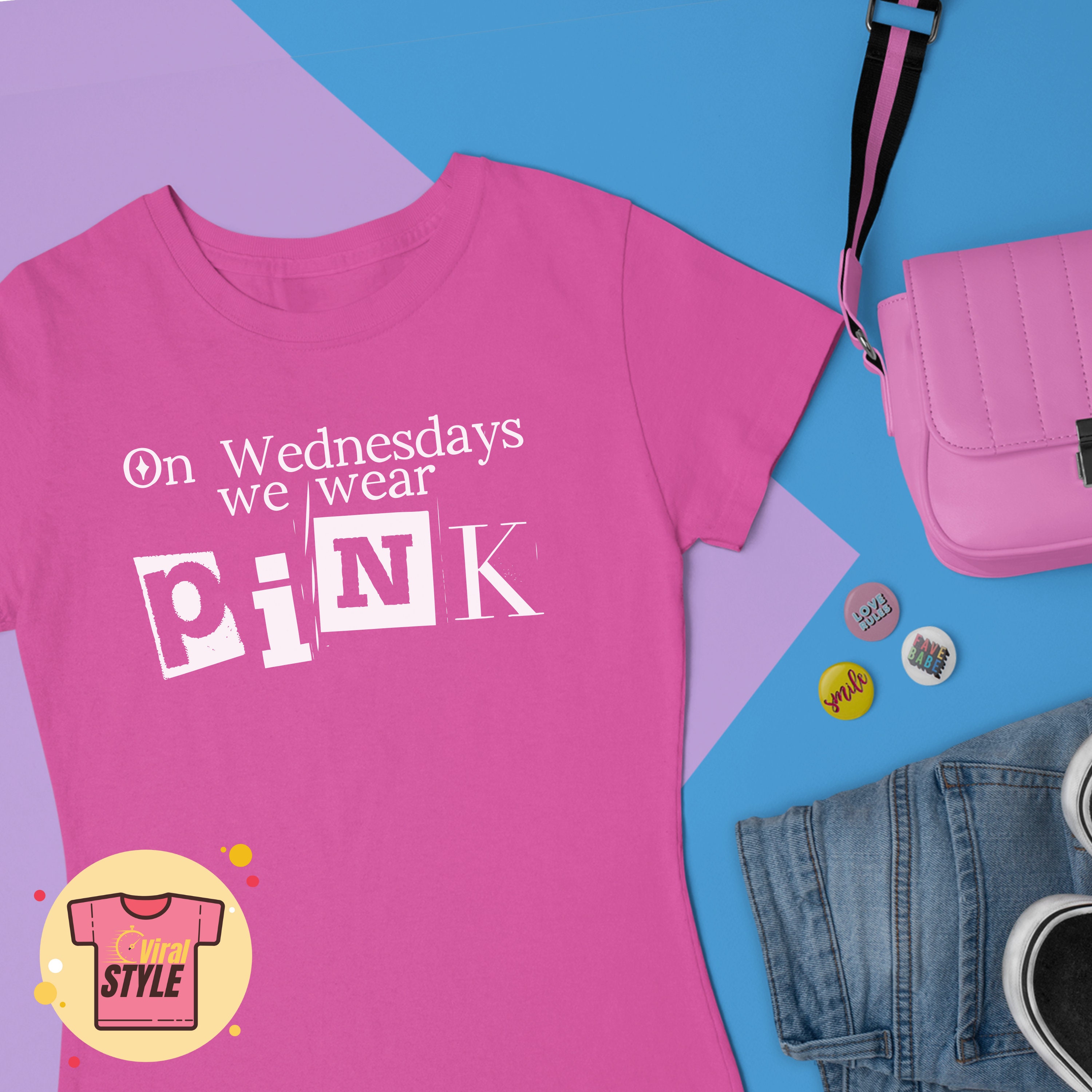 On Wednesdays We Wear Pink Mean Girls Movie Quote T-shirt Mean Girls ...