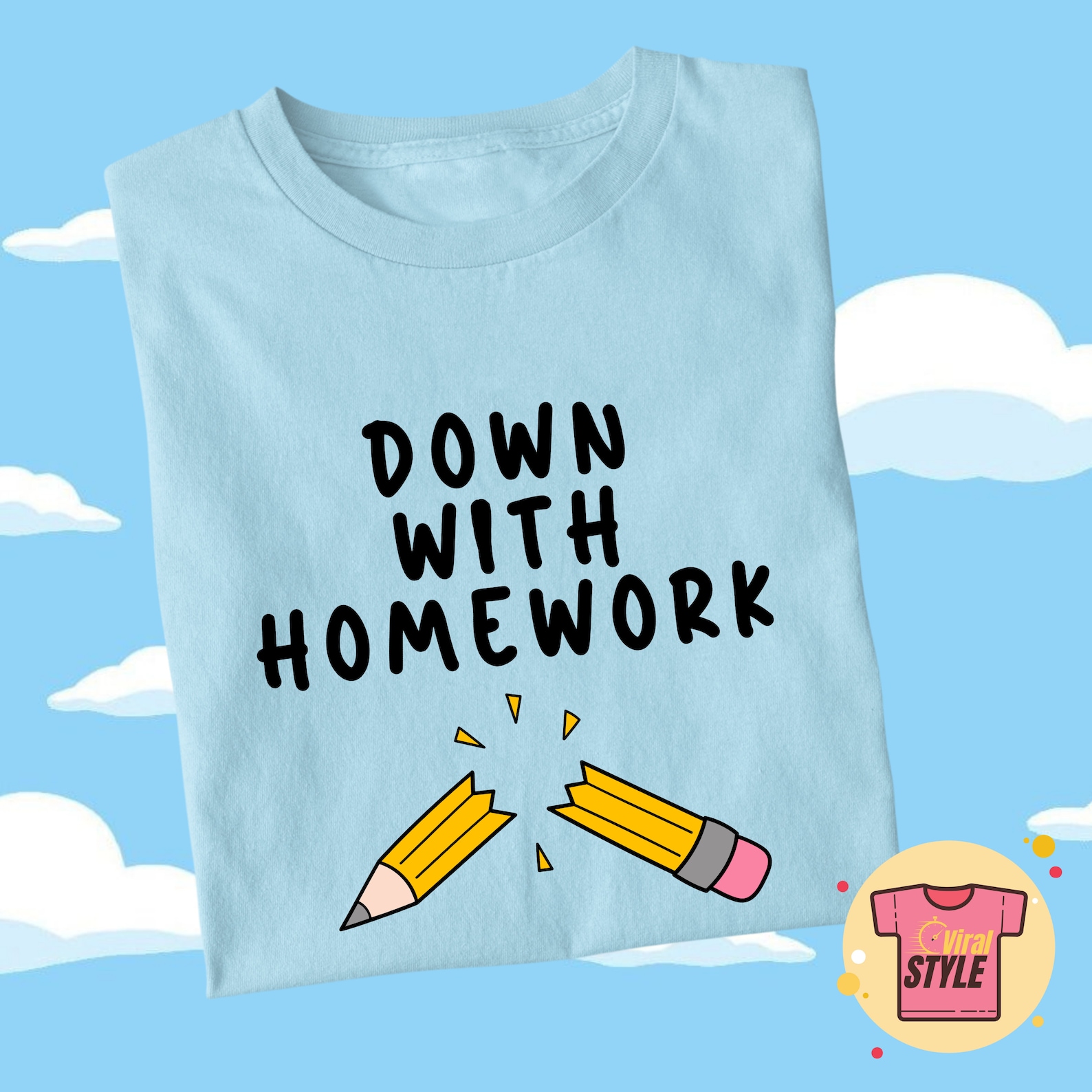 Down With Homework Simpsons Themed T-shirt Bart Simpson Mad Magazine ...