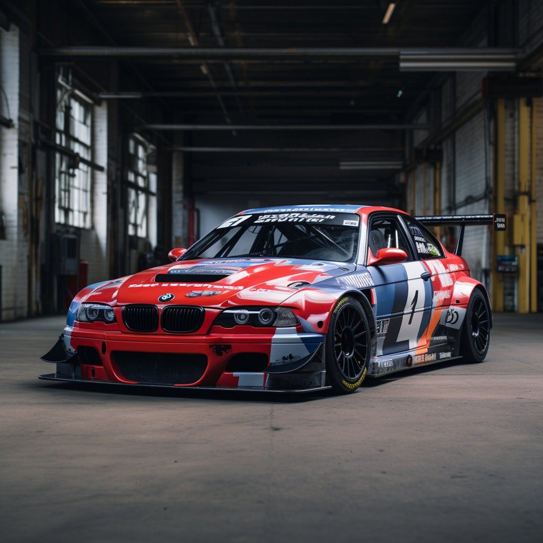 Digital Art BMW E46 M3 in Race Livery - Etsy Canada