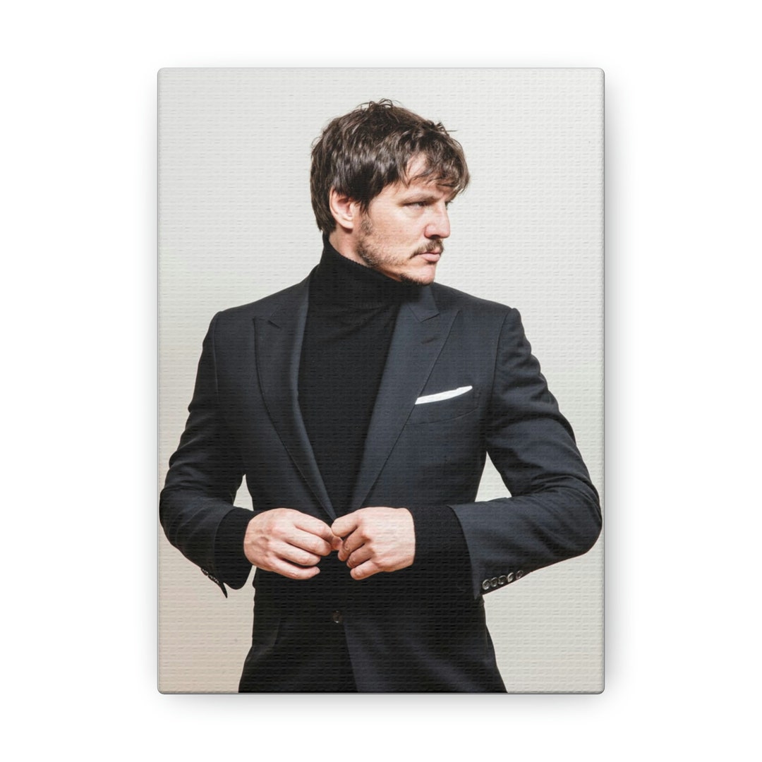 Pedro Pascal - Premium Canvas Wrap - Etsy