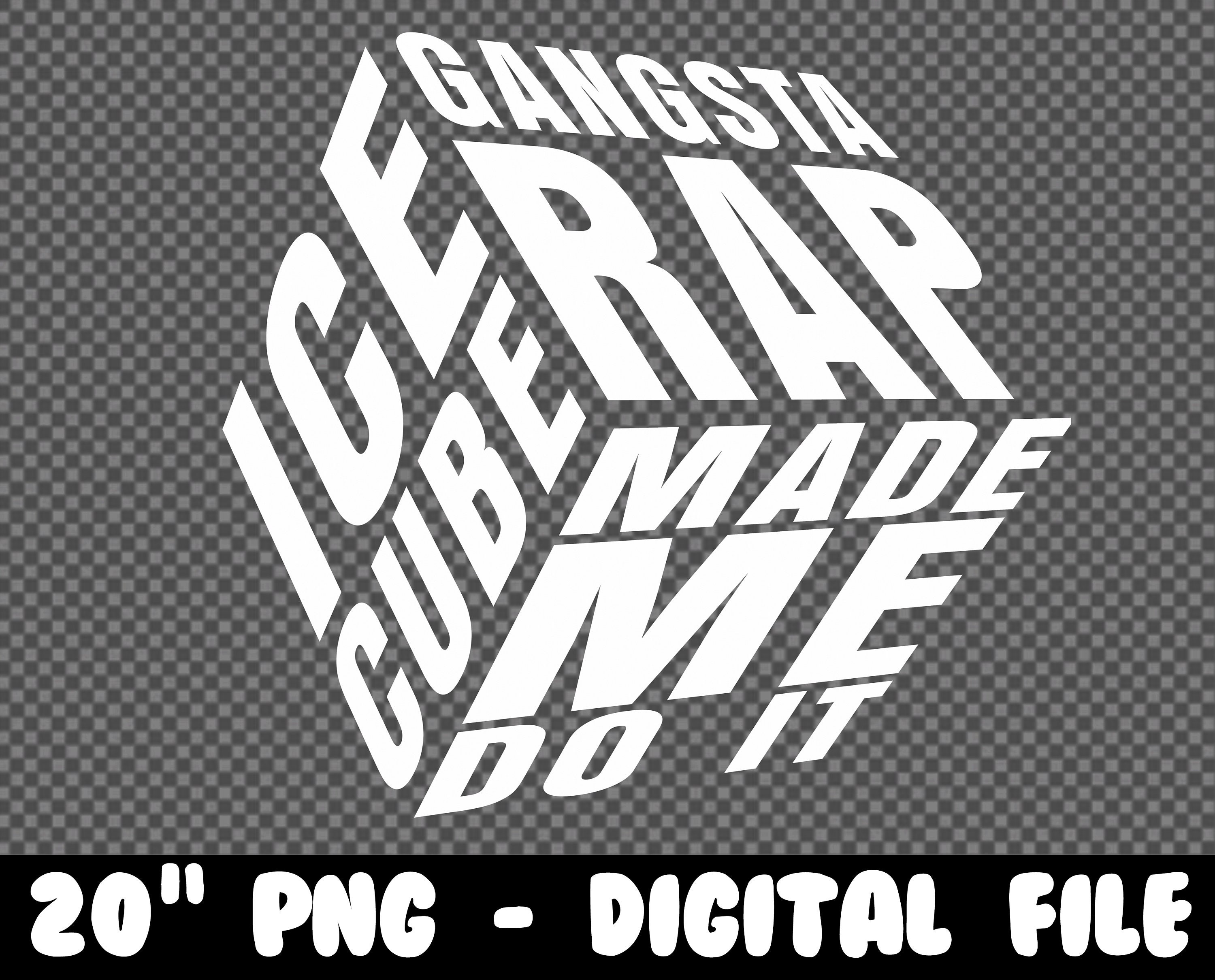 Ice Cube 20 PNG NWA Ice Cube Rapper Clipart Dr Dre - Etsy