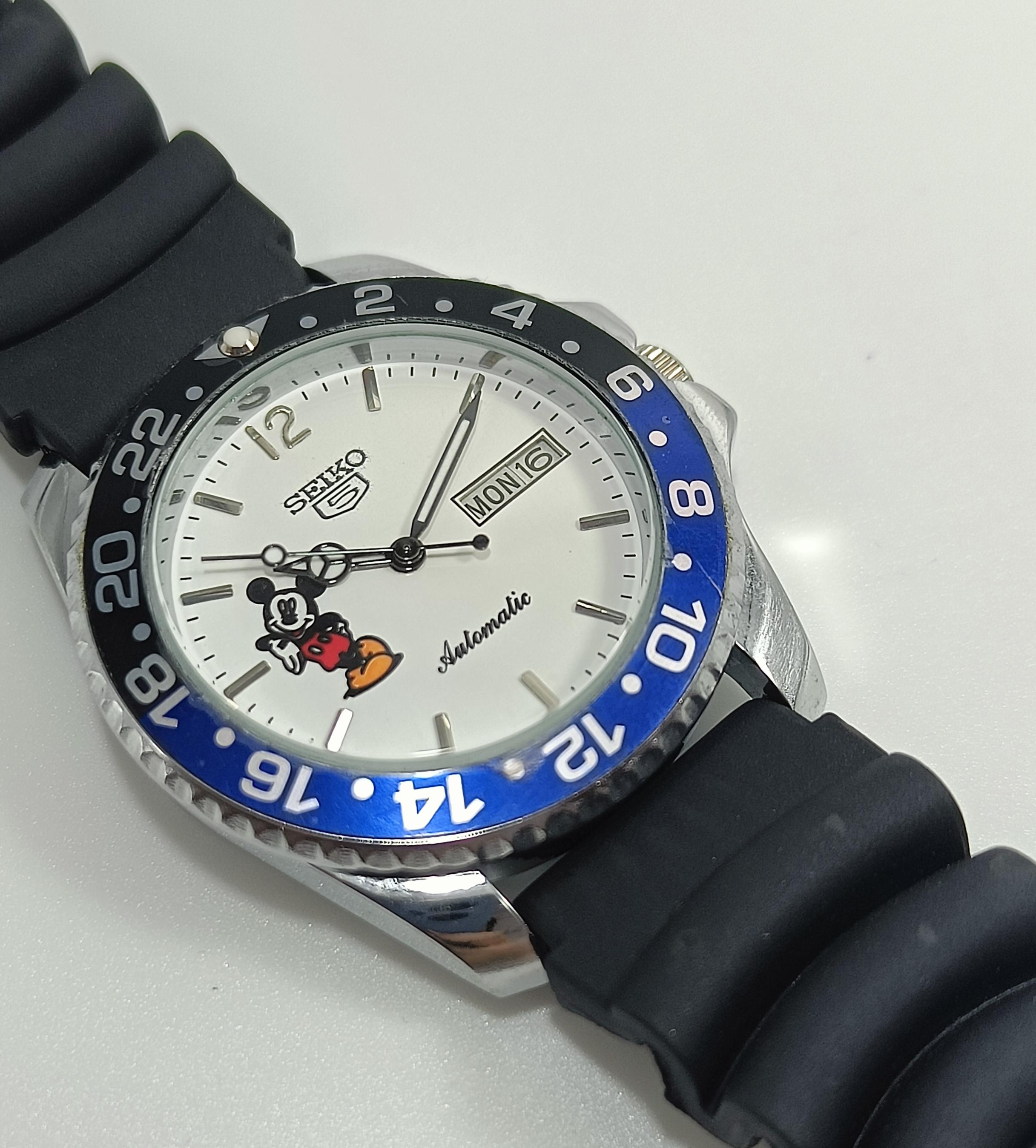 Seiko Automatic Men's Japanese Wrist Watch /17 Jewels 42MM Rotating ...