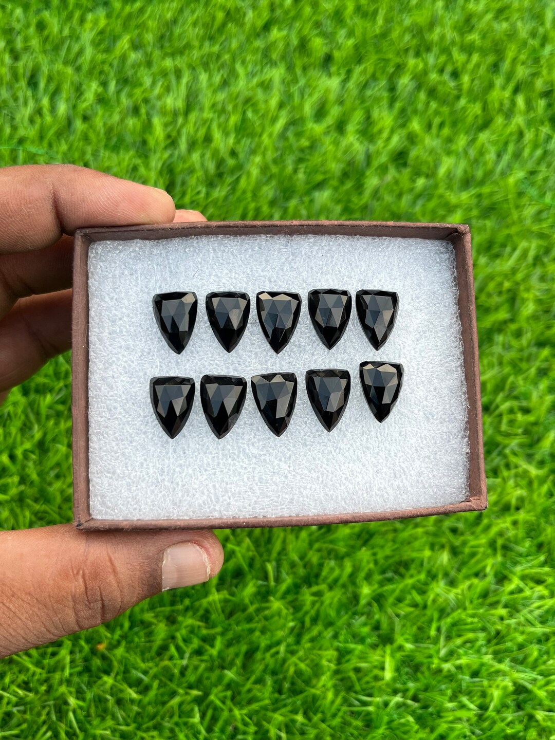 Gemstone Black Onyx Fancy Shape Step Cut Size 10x14 MM Quantity 10 ...