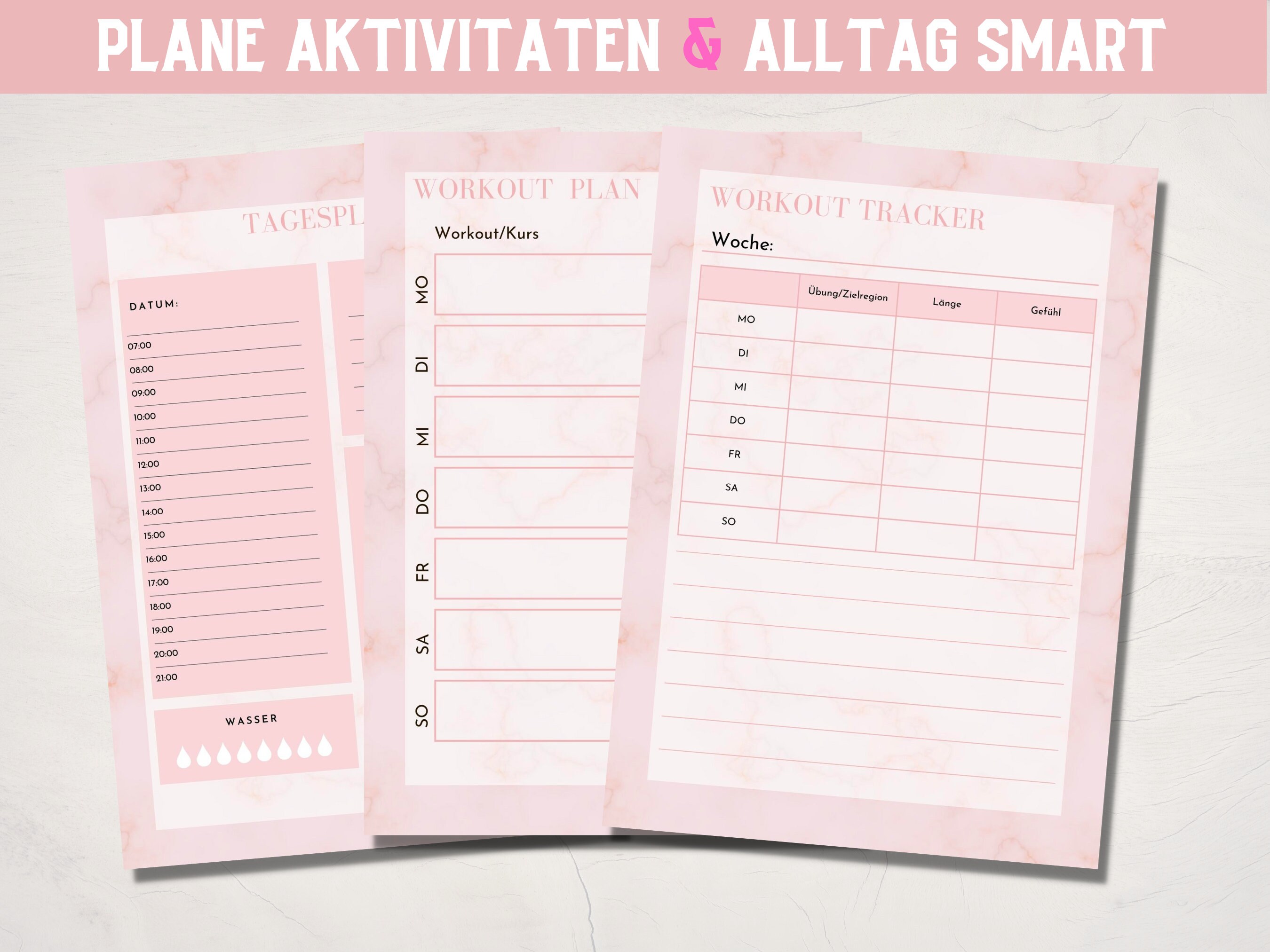 Weight Loss Diary German, Weight Loss Planner, Fitness Tracker, Lose ...