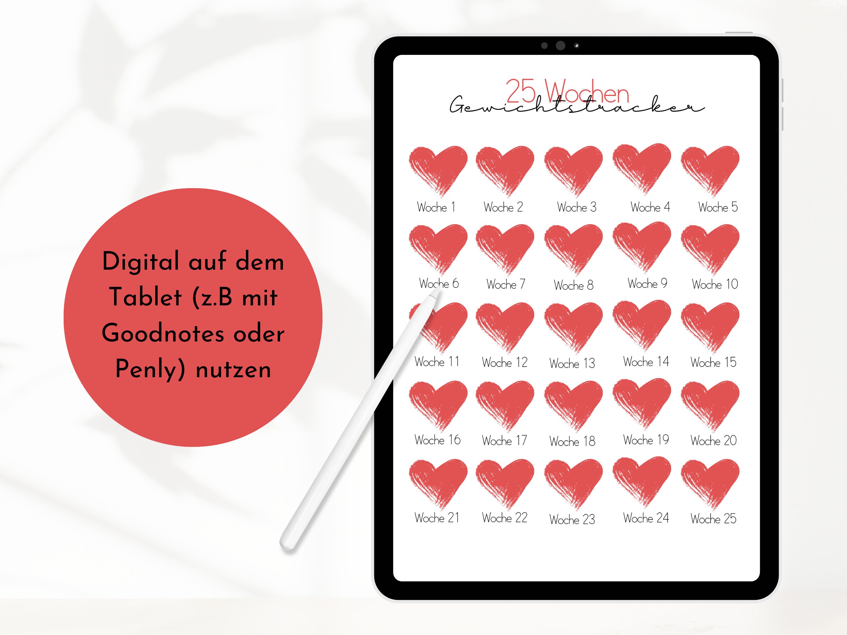Weight Loss Tracker German, Weight Loss Planner, Fitness Tracker ...