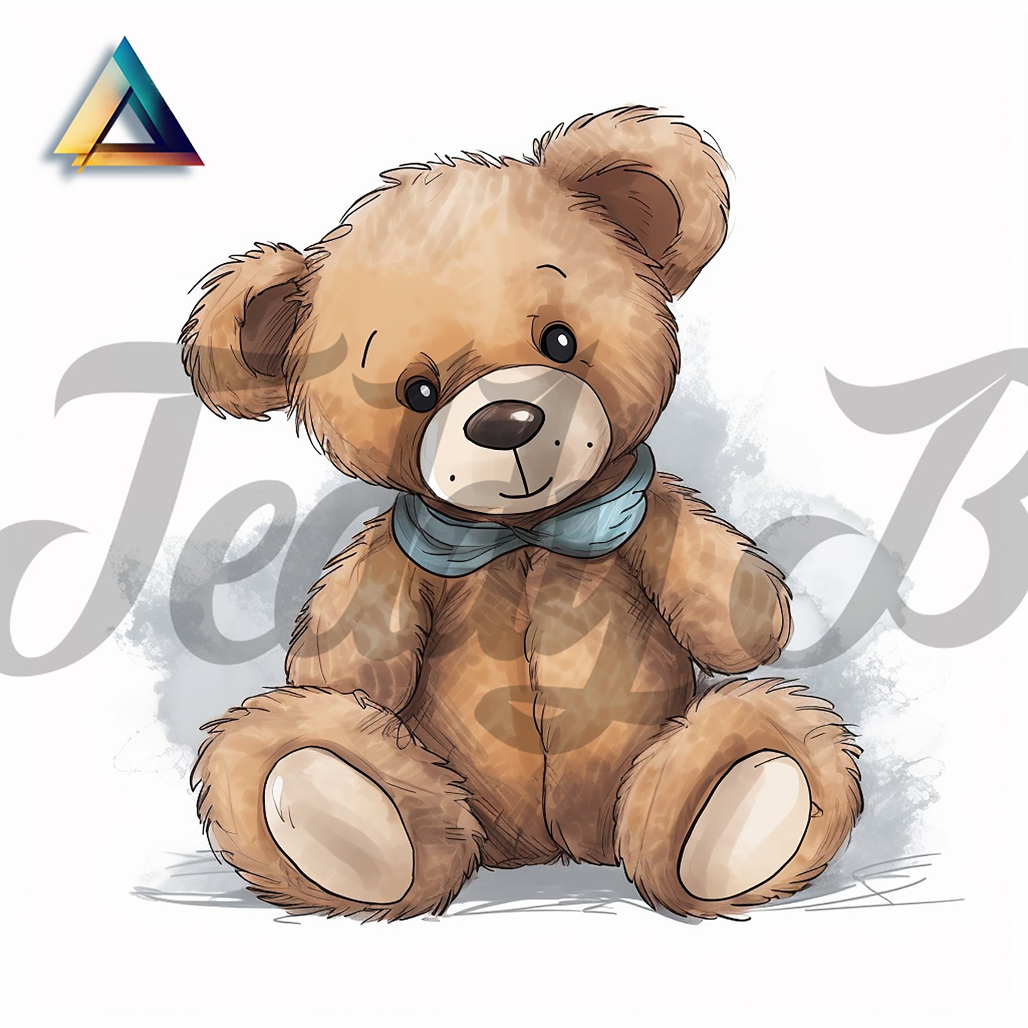 Teddy Bears Clip Art 10 High Quality Svgs and Pngs Digital Download ...
