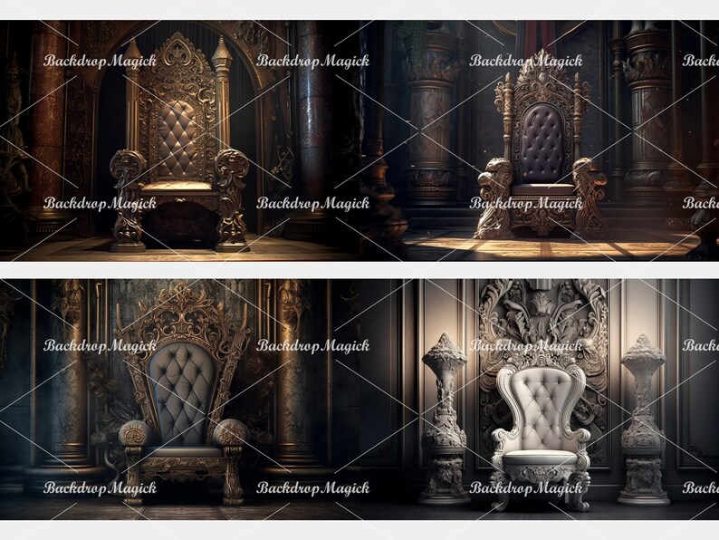 Royal Throne Chair Digital Backdrops Maternity Backdrop - Etsy
