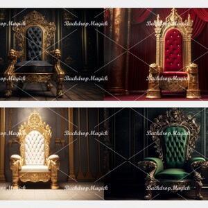 Royal Throne Chair Digital Backdrops, Maternity Backdrop Overlays ...