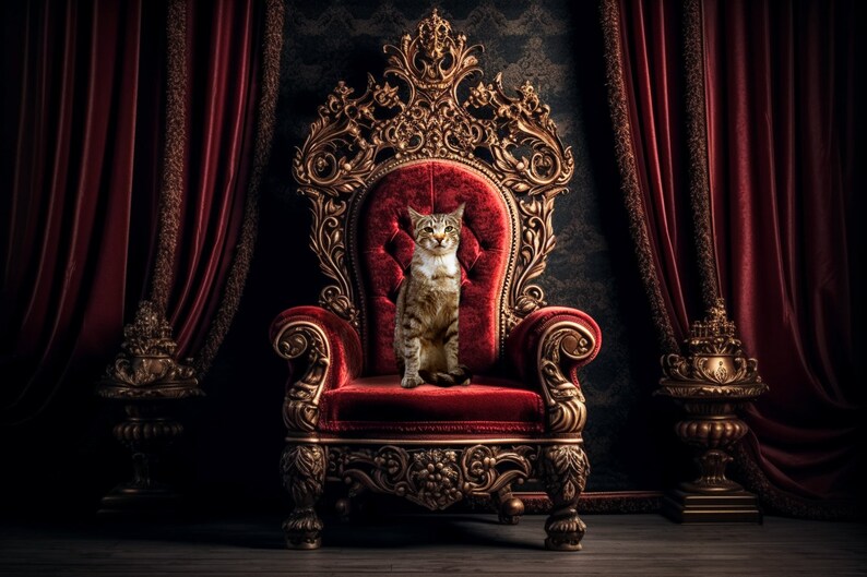 Royal Throne Chair Digital Backdrops, Maternity Backdrop Overlays ...